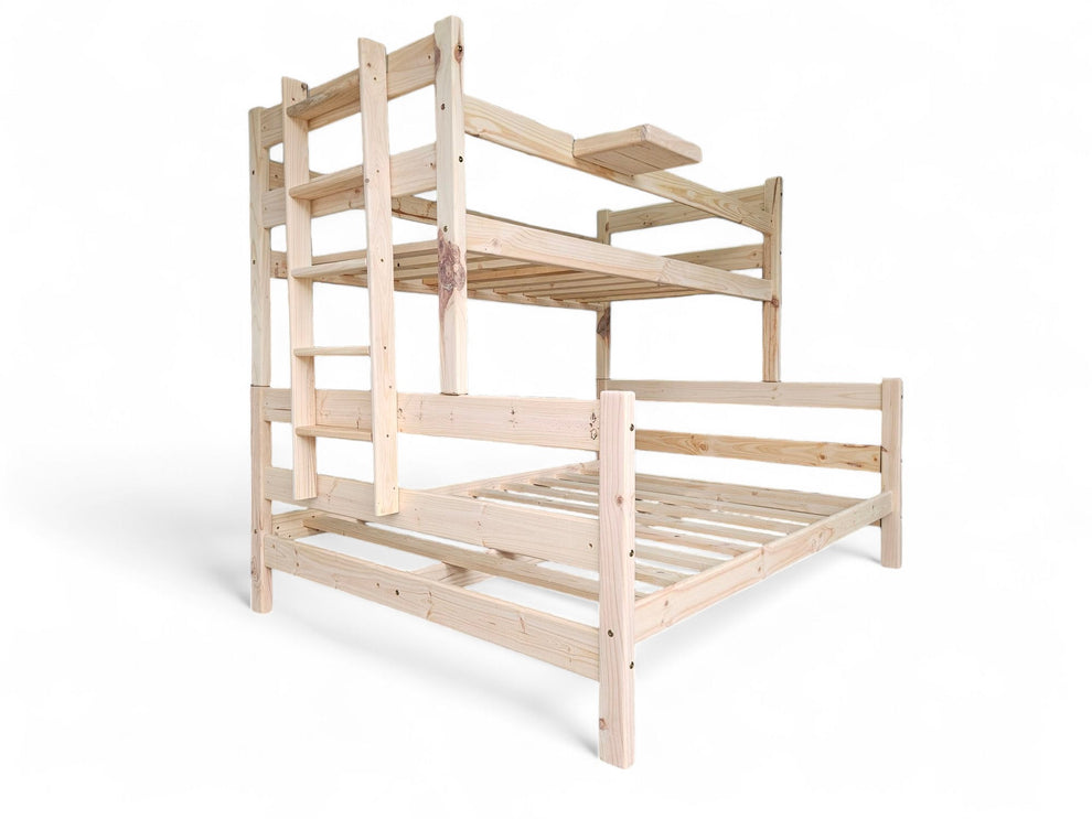 🛏️ Knysna Pine Tri-Bunk – Timber Town Knysna